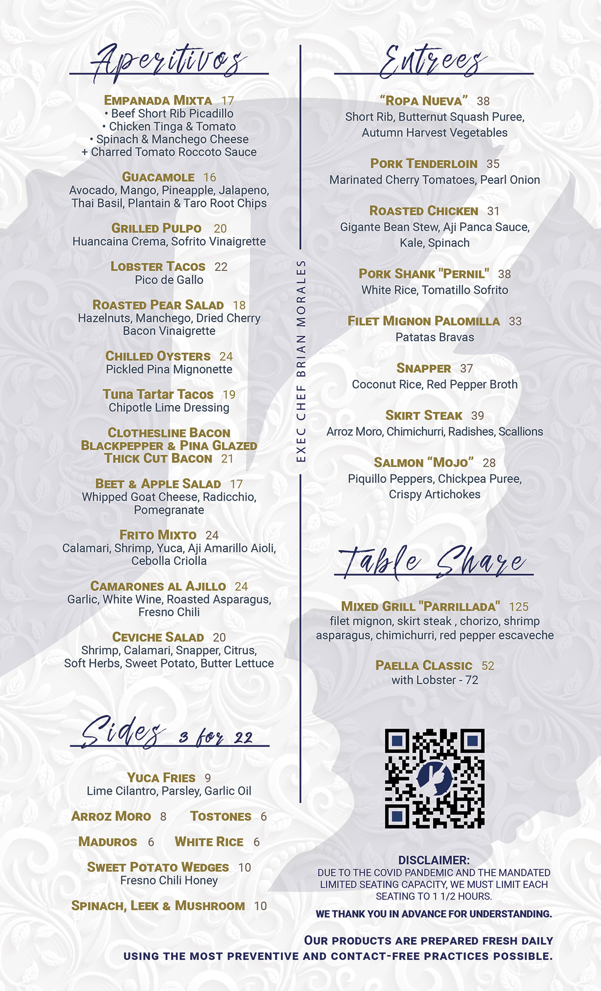 MENUS - SON CUBANO Restaurant-Bar