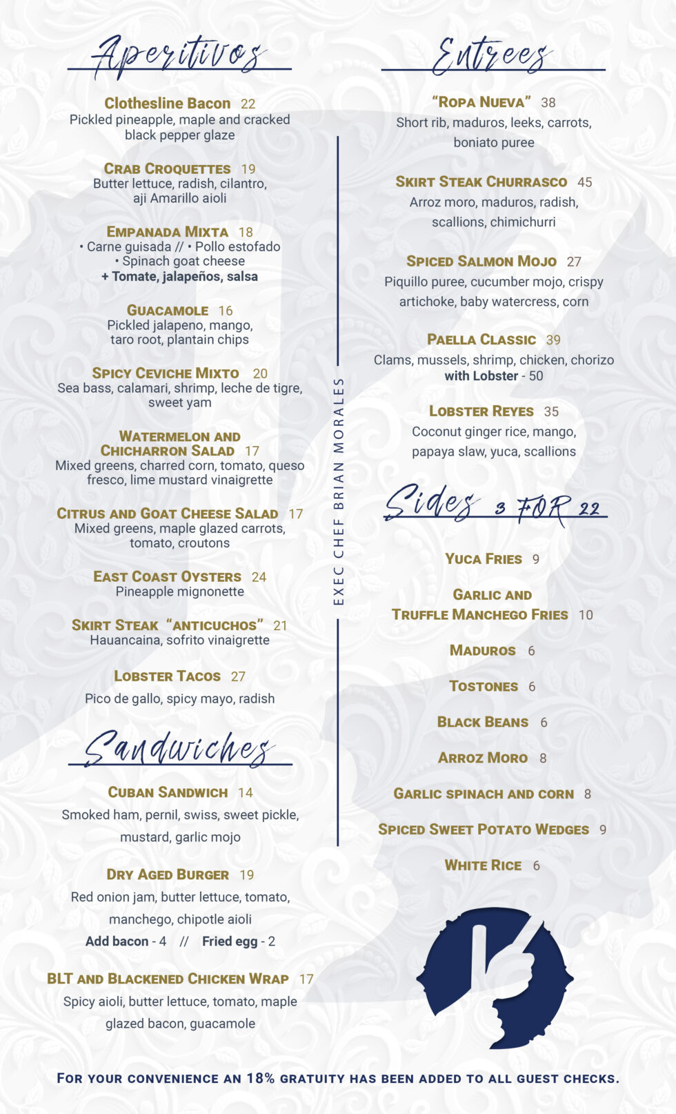 MENUS - SON CUBANO Restaurant-Bar