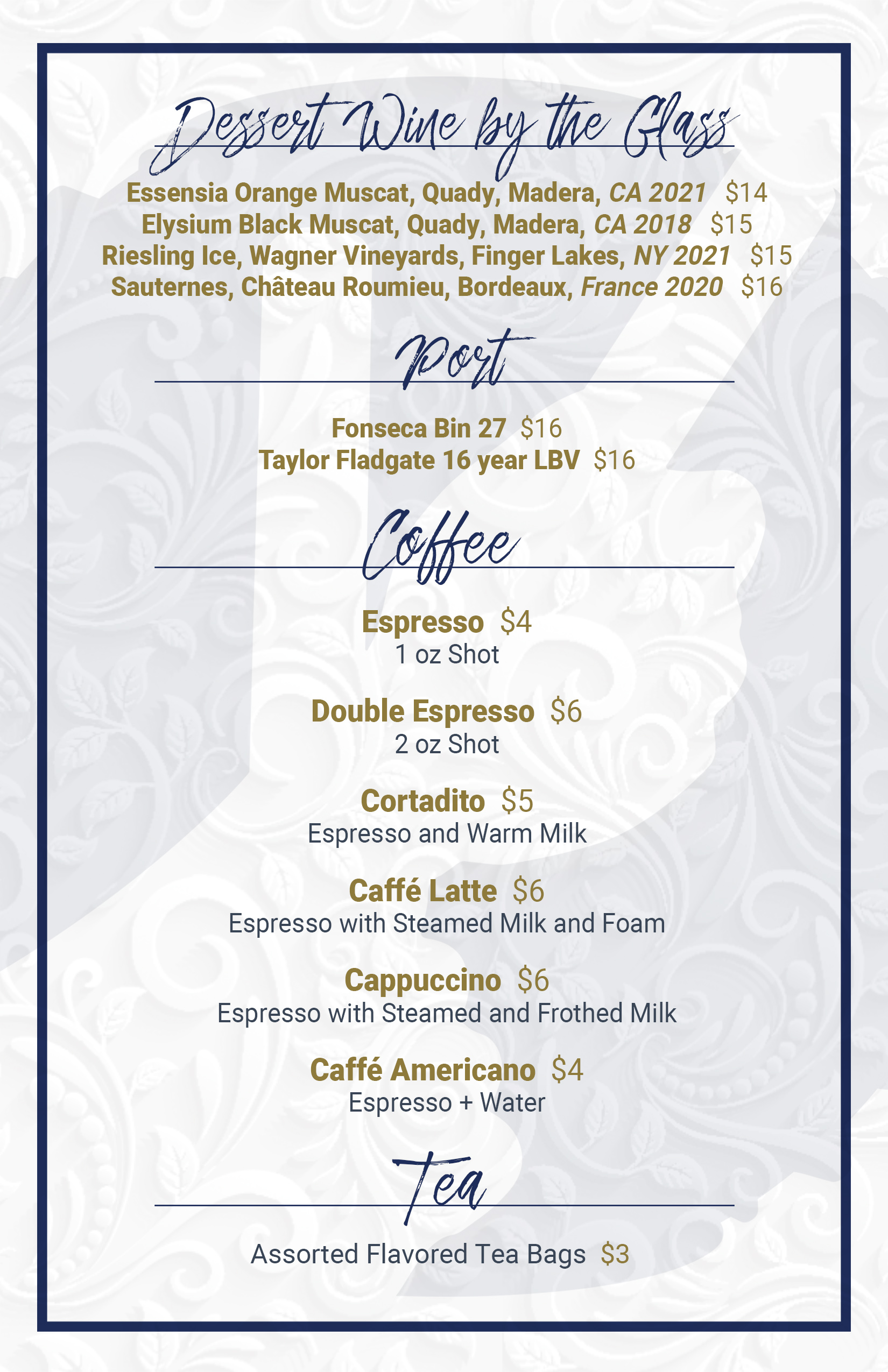 MENUS - SON CUBANO Modern-Cuban Cuisine