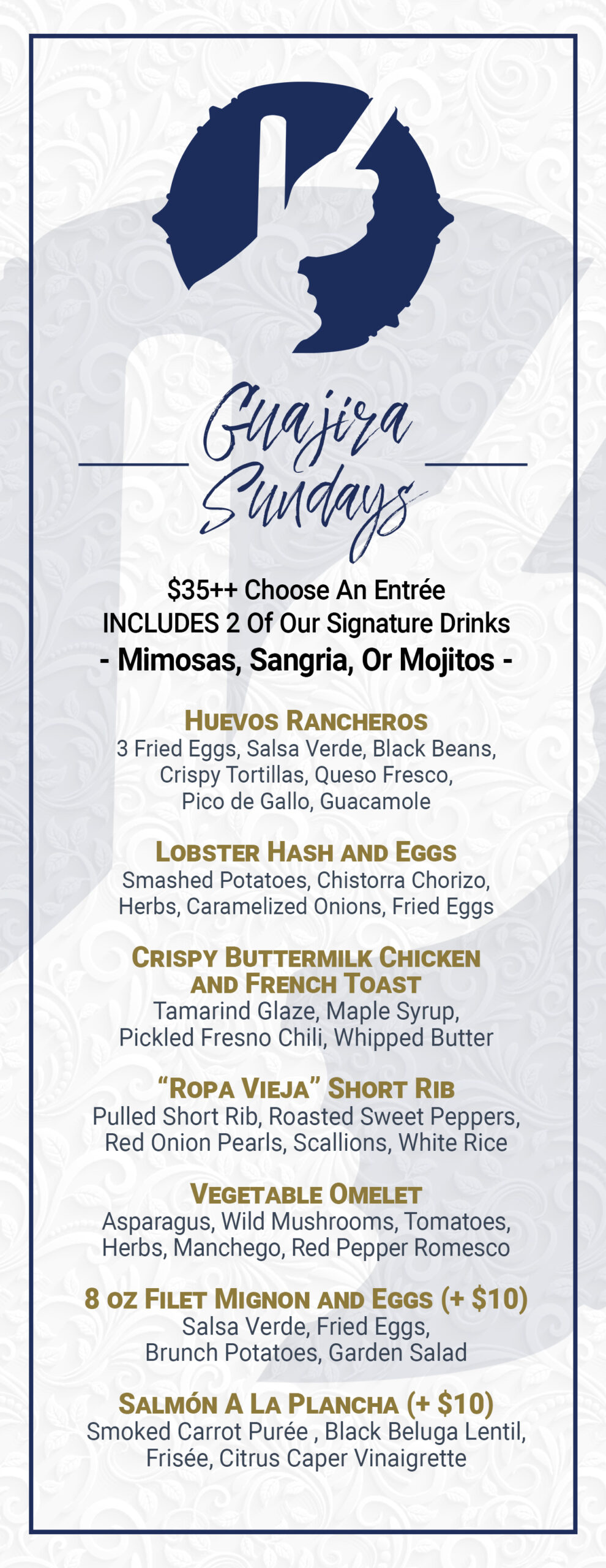 MENUS - SON CUBANO Restaurant-Bar