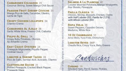 MENUS - SON CUBANO Modern-Cuban Cuisine